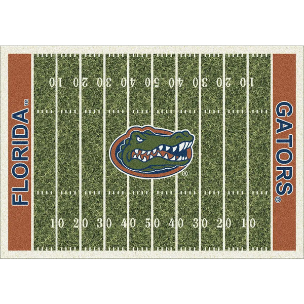 Florida University Gators Football Field Rug - Fan Rugs
